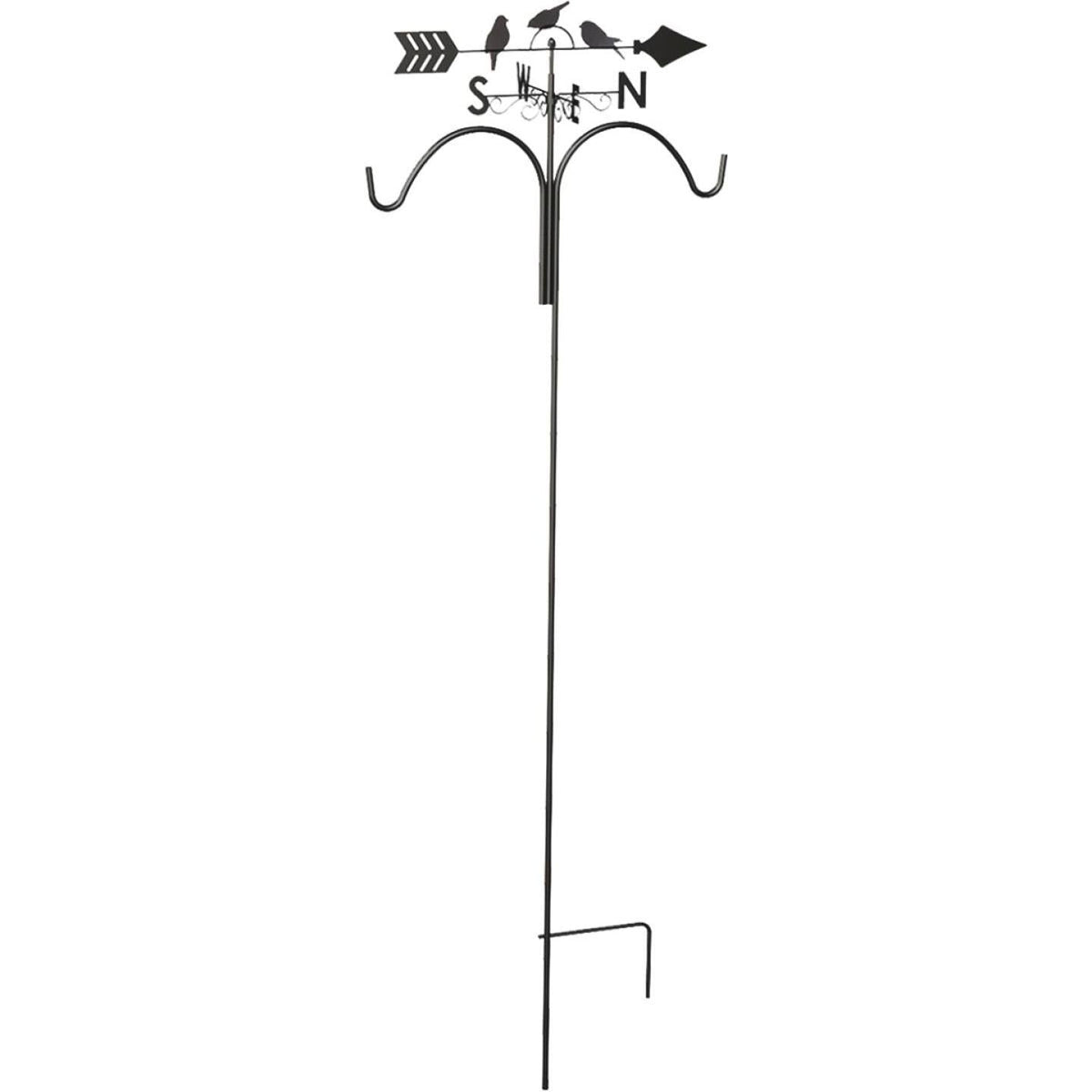 Panacea 78 In. Brown Steel Perching Birds Weathervane Double Shepherd ...