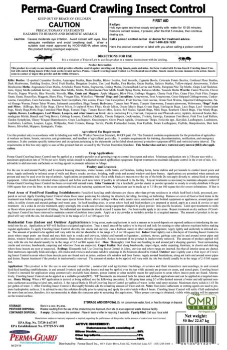 Perma-Guard Crawling Insect Control Diatomaceous Earth - Montpelier, VT ...